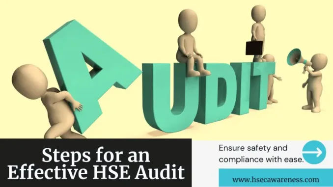 Effective HSE Audit Steps: Planning, Execution, And Closing – HSEC (Health, Safety, Environment ...